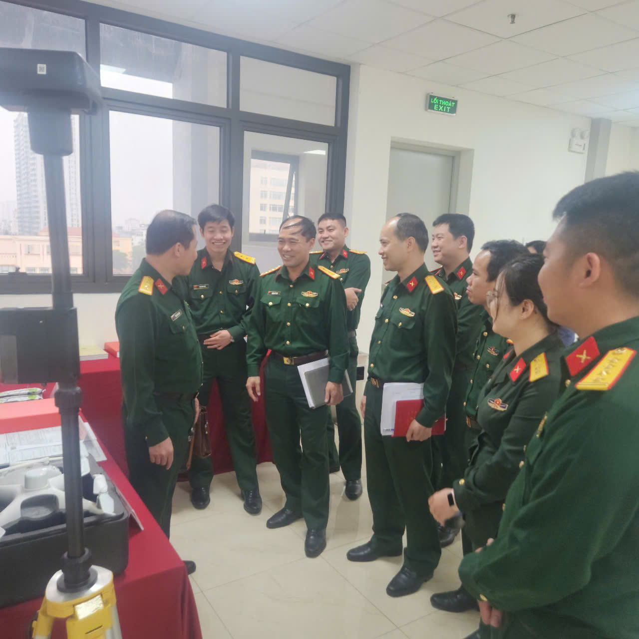 Hội đồng Giải thưởng Tuổi trẻ sáng tạo trong Quân đội khảo sát tại ...